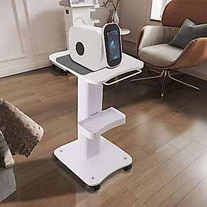 Cozyel Esthetician Cart, Trolley Cart with wheels, 3 Tier Beauty Rolling Cart, Trolley SPA, Adjustable Tattoo Table Work Station, Beauty Salon trolley cart, Salon Spa Rolling Trolley Stand Mobile Cart