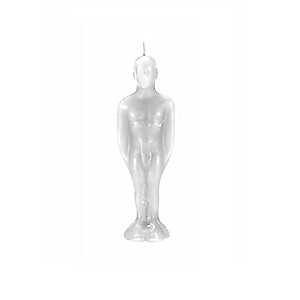 White Male Figure Image Candle (Healing/Peaceful Home)