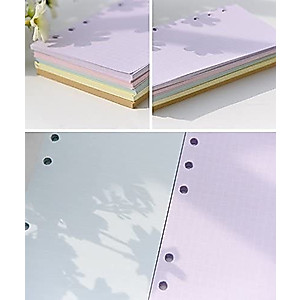 A5 Color Notes Refill to do list for Ring Bound Planners and Notebooks, fits Filofax, Kikki K, Recollection, Carpe Diem, 6 Ring binder, (PLANNER NOT INCLUDED) (Pink (To Do))