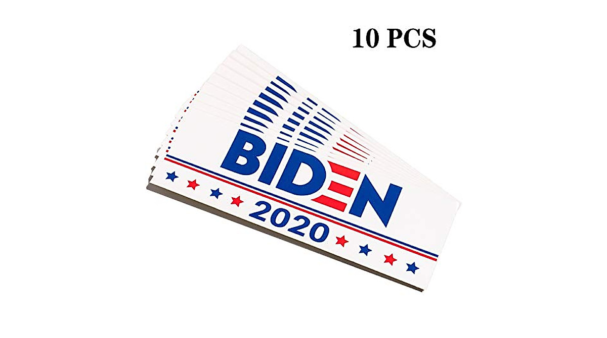 Biden 2020 Bumper Stickers - 10 Pack for Your Support