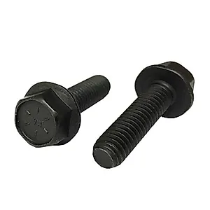 (8) 5/16-18x1-1/4 Grade 8 Hex Flange Bolts Frame Cap Screws Phos & Oil