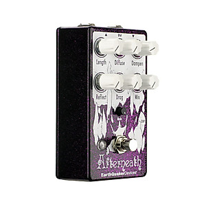 EarthQuaker Devices Afterneath V3 Enhanced Otherworldly Reverberation Machine, Purple Sparkle and White (Gear Hero Exclusive)