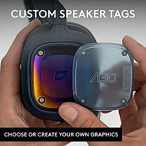 Logitech G Astro A30 Lightspeed Wireless Gaming Headset, Bluetooth Enabled, Dolby Atmos, Detachable Boom, 27h Battery, USB-C Charging, for PS5, PS4, Nintendo Switch, PC, Android - Navy (Renewed)