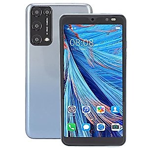 Bewinner Rino8 Pro Unlocked Smartphone, 5.45 Inch 2GB RAM 32GB ROM Face Recognition Dual SIM 3G Unlocked Mobile Phone Quad Core Cellphone for Android 6.0(Grey)