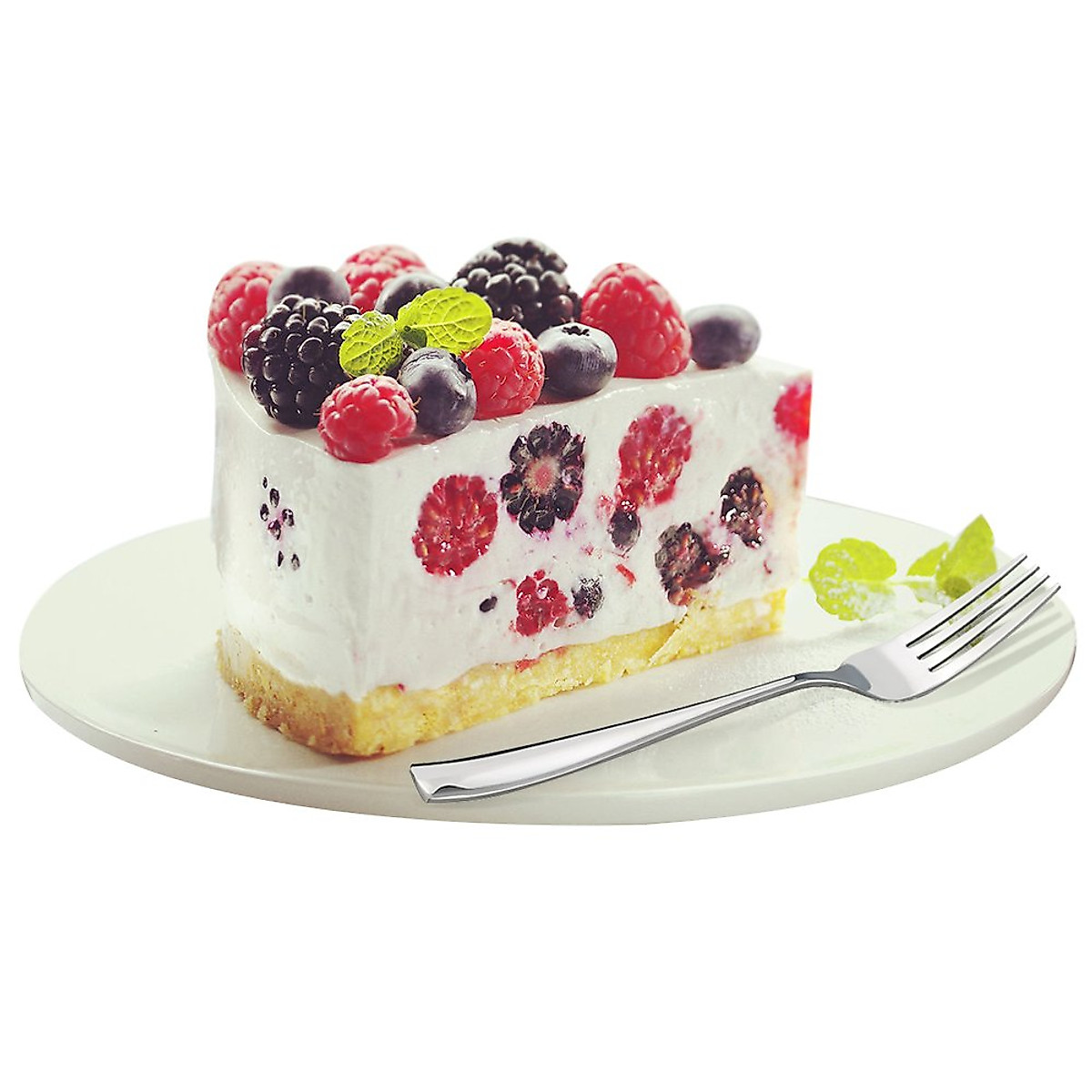 HOMMP 80-Piece Stainless Steel Flatware Set, Service for 16