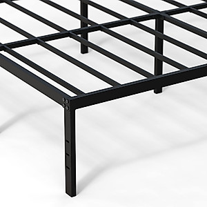 DiaOutro 18 Inch Queen Bed Frame Heavy Duty Metal Platform with Non Slip Mattress Gaskets