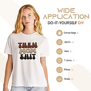 Tintnut Black Puff HTV Vinyl Heat Transfer - 10 inches x 6ft Puff HTV Vinyl Roll 3D Puff Heat Transfer Vinyl Roll Black Puff HTV Roll Iron on Vinyl for T-Shirts Compatible with Cricut/Silhoutte Cameo