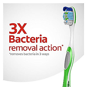 Colgate 360 Surround Manual Toothbrushes with Tongue and Cheek Cleaner, 6 Count