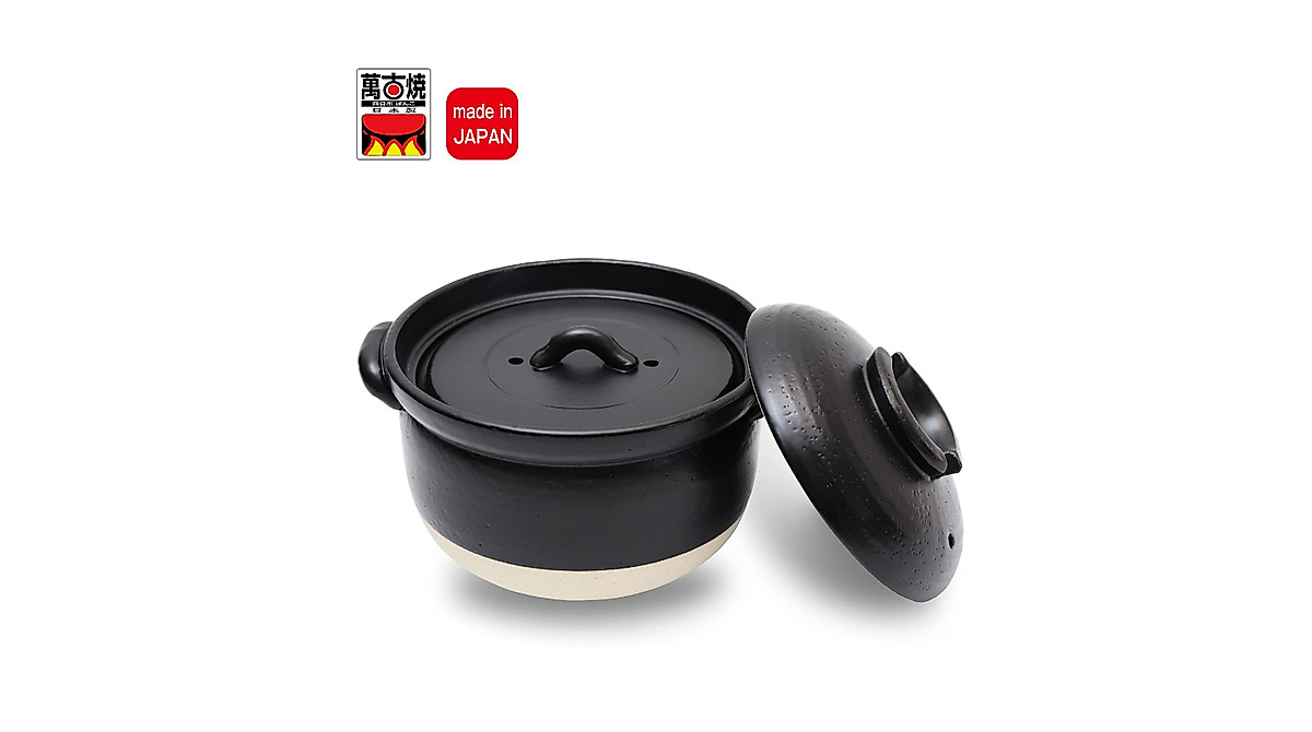 Authentic DONABE Clay Rice Cooker - Japanese Style Pot