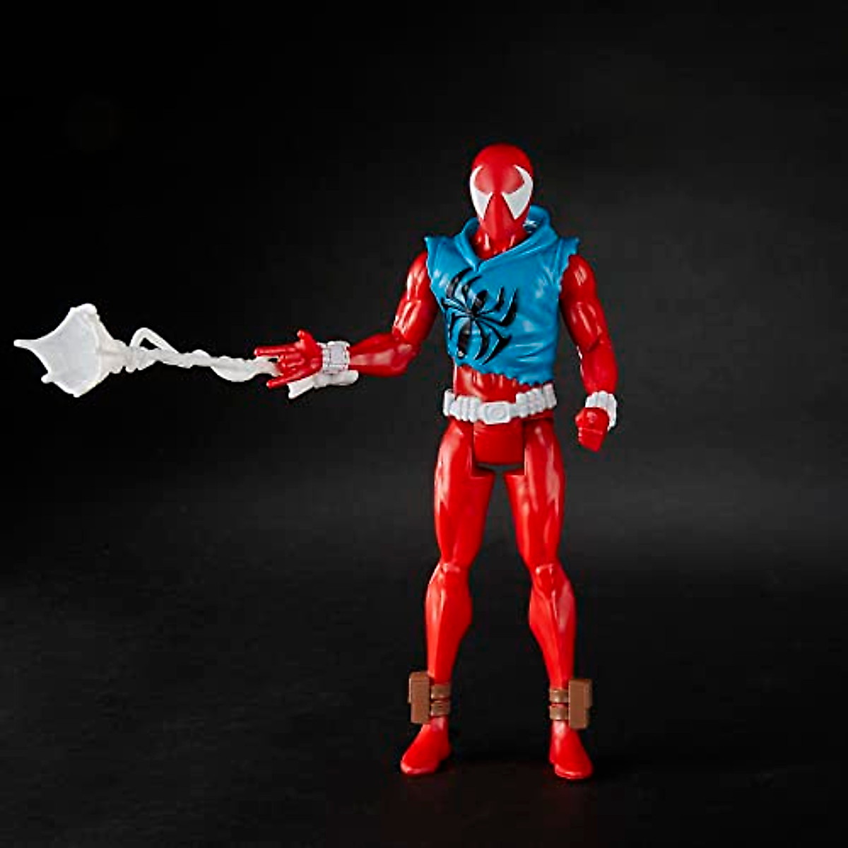 Marvel Spider-Man: Across The Spider-Verse Scarlet Spider Toy, 6-Inch-Scale Action Figure with Web Accessory, Marvel Toy for Kids Ages 4 and Up