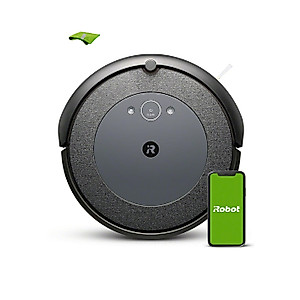 iRobot Roomba i series EVO Wi-Fi Connected Robot Vacuum, Good for Pet Hair, Carpets, Hard Floors, Self-Charging, Black, with MTC Microfiber Cloth