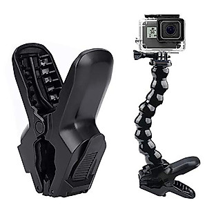Camera Clamp Mount Portable Multifunctional U-Clip Strong Clip Jaws Flex Clamp Arm Mount for Gopro Action Camera