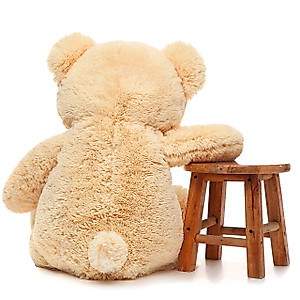 Toys Studio 36 inch Big Teddy Bear Cute Giant Stuffed Animals Soft Plush Bear for Girlfriend Kids, Beige