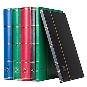 Leuchtturm 337308 Folder DIN A4 32 Black Pages with Non-Padded Cover, Blue