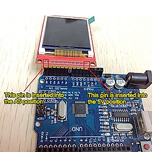 DSD TECH 1.8 Inch TFT LCD Display Module with SPI Interface for Arduino and MCU