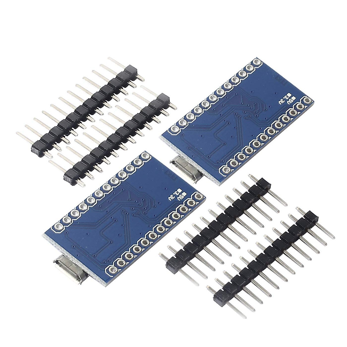 RedTagCanada Pro Micro Atmega32U4 5V 16MHz Bootloadered IDE Micro USB Pro Micro Board Microcontroller Compatible for Arduino (2, Pro Micro ATmega32U4 Micro-USB)