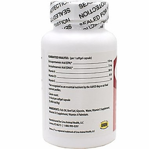 Derma-3 Softgels For Cats and Small Breeds, 60 Softgels