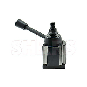 Shars OXA Wedge Type CNC Lathe Quick Change Tool Post 6 PCS Set For 6" - 9" Lathe Swing, Cutoff Tool 4° 202-9460 S)