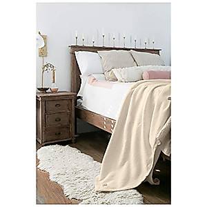 Peacock Alley All Seasons Luxury Cotton Blanket, Linen, King and California King Beds - Perfect for Bed or as a Throw Blanket for Sofa