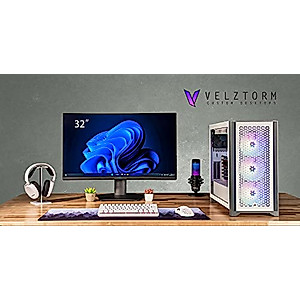 Velztorm White Armix Prebuilt Gaming Desktop PC (AMD Ryzen 9 7900X 12-Core 4.7GHz, Radeon RX 7900 XT 20GB, 64GB DDR5, 1TB PCIe SSD + 2TB HDD (3.5), 240mm AIO, 1000W PSU, Killer WiFi 6E, Win10Pro)