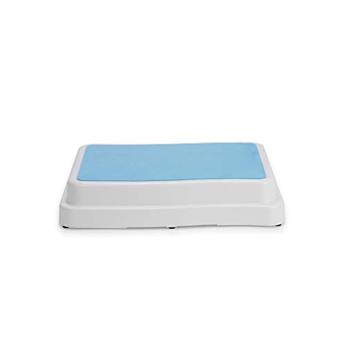Croydex PA661422 Bath Step, Slip Resistant Bathroom Safety and Mobility Aid, White/Blue, One Size