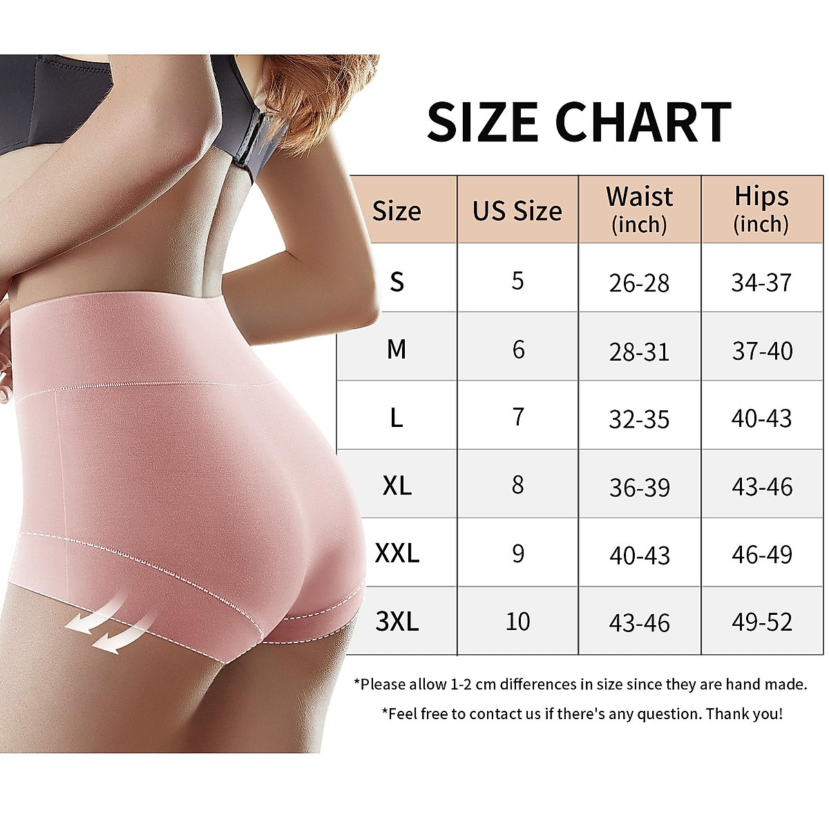 MEIYATING Boy Shorts Underwear for Women High Waisted Boxers Briefs Cotton Panties Boyshort Stretch 4 Pack