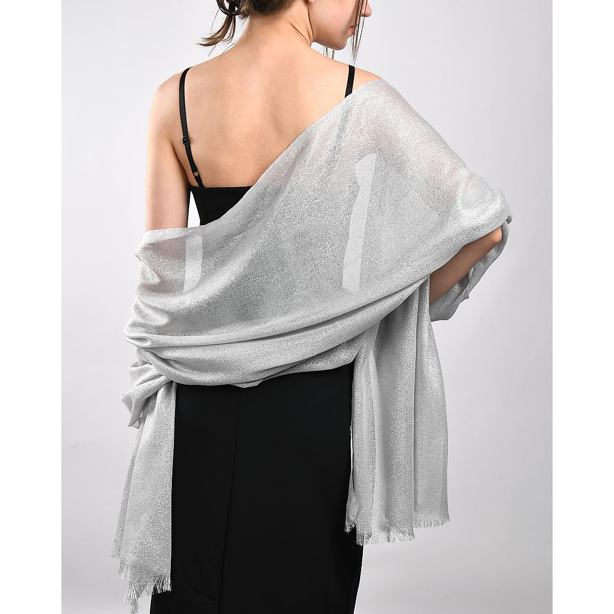 FURTALK Womens Sparkling Shawls and Wraps For Evening Party Bridal Wedding Formal Dresses