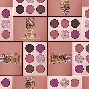 Juvia's Place Palette The Mauves - Deep Browns, Purple & Pink, Shades of 6, Nude to Light Mauves, Pressed Pigments Palette, Professional Makeup, Pigmented Pan Palette for Color & Shine