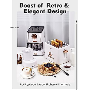 Milk Frother, Milk Frother and Steamer, Detachable Electric Milk Frother with Touch Control, 13.5oz/400ml, Automatic Milk Frother for Coffee, Latte, Cappuccinos, 3 in 1 Hot/Cold Foam Maker, White