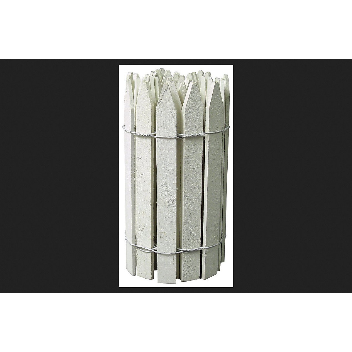 Greenes 144 in. L x 16 in. H Wood White Garden Fence