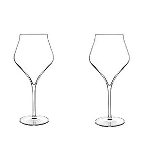 Luigi Bormioli Supermo 22 oz Burgundy Red Wine Glasses, 2 Count (Pack of 1), Clear