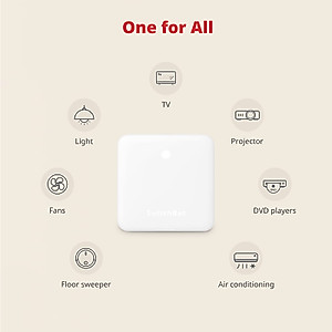 SwitchBot Hub Mini Smart Remote - IR Blaster, Link SwitchBot to Wi-Fi (Support 2.4GHz), Control TV, Air Conditioner, Compatible with Alexa, Google Home, IFTTT