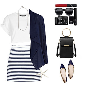 myfriday Lightweight Crossbody Phone Bag for Women, Small Shoulder Bag Cell Phone Wallet Purses and Handbags with 14 Credit Card Slots