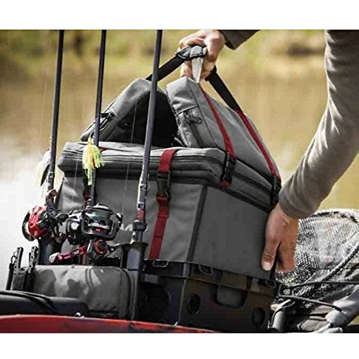 Plano PLAB88140 Weekend Series Kayak Crate Soft Bags, Grey, One Size