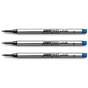 Lamy 3 x M63 Rollerball Refill Blue (DB18560)