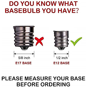 SUNSGNE 25 Pack C7 Clear Replacement Bulbs Christmas Light Bulbs, Outdoor Patio String Light Bulbs, C7 Night Light Replacement Bulbs, E12/C7 Candelabra Base, 5 Watt- Clear