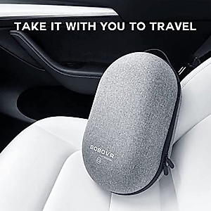 BOBOVR C2 Carrying Case - Compatible with Quest 2 Strap and Controllers, Hard Large Space,Travel Protection, Waterproof Zipper Technology