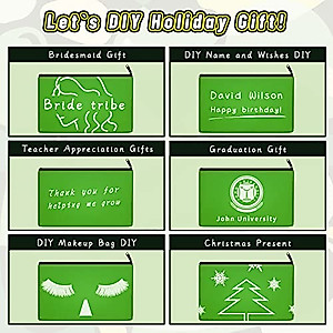 Legigo 12 Pack Blank Canvas Makeup Bag- Green Bulk Cosmetic Bags with Black Zipper, Multipurpose Canvas Zipper Pencil Case Pouch, Travel Toiletry Pouch, DIY Craft Gift Bags for Women Girls