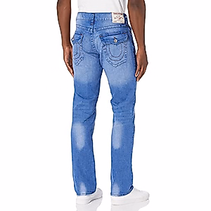 True Religion mens Ricky Flap Sn Jeans, Blue Tint Medium Wash, 40W x 34L US
