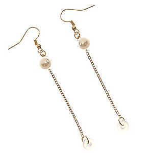 Hemobllo Anti-Lost Wireless Earphone Strap with Connector Wirreless Earphone Drop Earrings Jewelry Accessories Compatible for AirPods Women