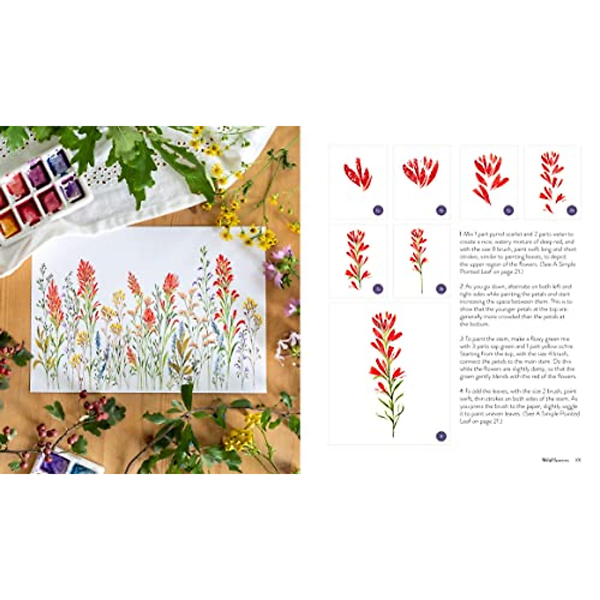 Wildflower Watercolor: The Beginner’s Guide to Painting Beautiful Florals