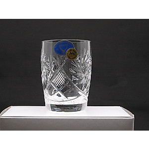 SET of 6 Russian CUT Crystal Shot Glasses 50ml Hand Made