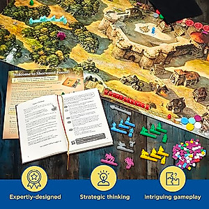 The Adventures of Robin Hood | A Kosmos Game | Family-Friendly, Cooperative, Role-Player, Story-Driven Game for 2 to 4 Players, Ages 10 and up