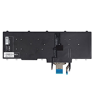 SUNMALL Replacement Keyboard with Backlit and Trackpoint Compatible with Dell Latitude E5550 E5570 E5580 E5590 E5591 5550 5570 5580 5590 5591,Precision 3510 3520 7510 7520 7710 7720