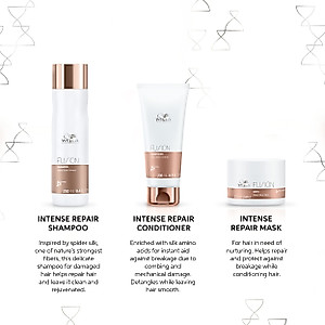 Wella Professionals Fusion Intense Repair Shampoo & Conditioner For Damaged & Anti Hair Breakage + EIMI Thermal Image Heat Protection Hairspray, For Added Smoothness And Shine, Hair Care Bundle