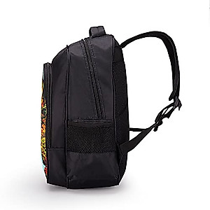 Soniccc Backpack Travel Bag Daypack Hedgehog Shoulder Bag with Side Pockets