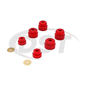 Energy Suspension For Ford F-100 4WD 1973-1979 Body Mounts | Red | 4.4104R