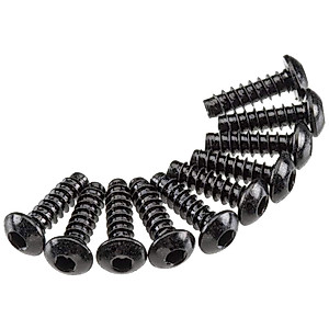 Axial Hex Tap Button Head M3x10mm Black (10), AXIC0121