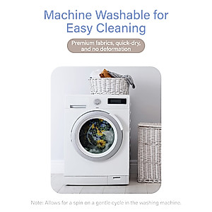 BAGSMART 25L Quilted Tote Bag Large Shoulder Bag with Top Handle for Women, Machine Washable Work Travel Handbag