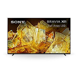 Sony XR55X90L 55 Inch 4K BRAVIA XR Full Array LED Smart Google TV with an ErgoAV ERTSL2-01B Tabletop TV Stand and Walts HDTV Screen Cleaner Kit (2023)(USED)